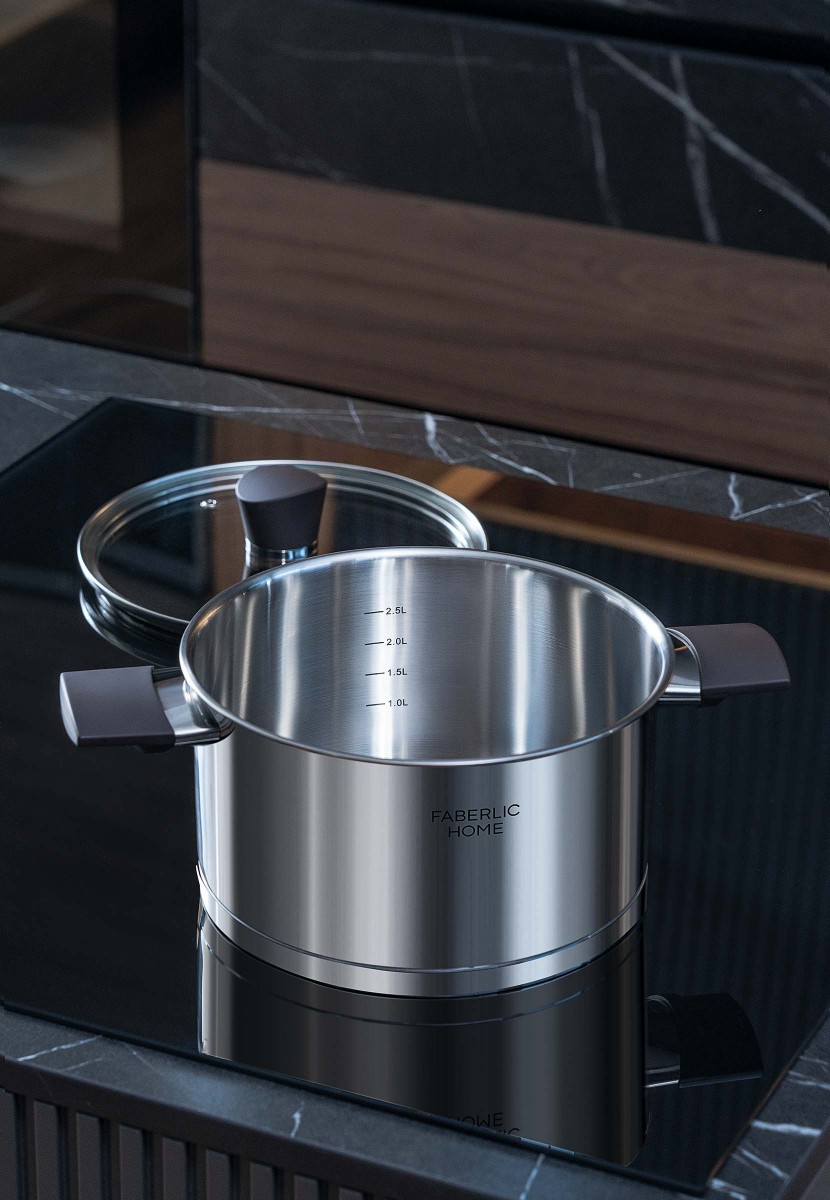Кастрюля из нержавеющей стали 3,4 л Faberlic Home 910438 купить по цене ...